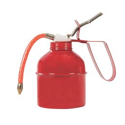 Silverline Steel Oil Can Red 500cc - Screwfix