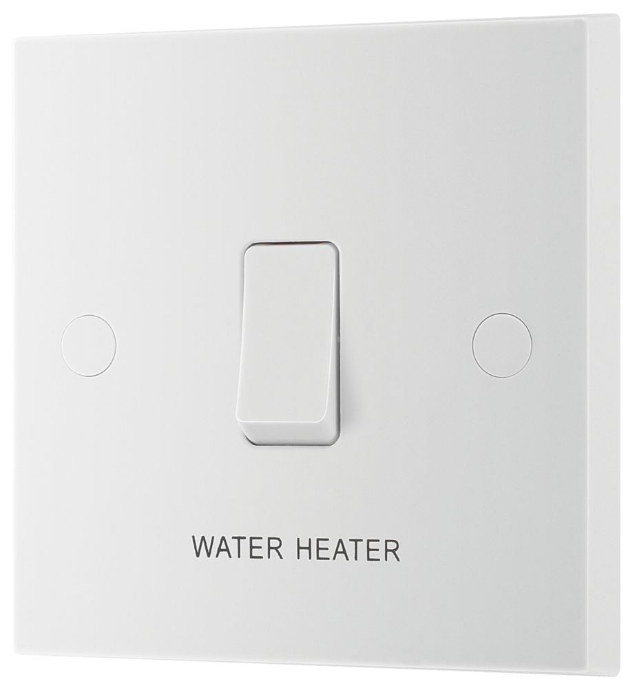 British General 20A Switched Fused Spur & Flex Outlet White - Screwfix