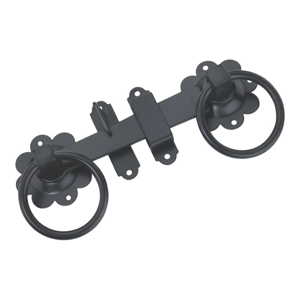 Smith & Locke Gate Latch Black 152mm - Screwfix