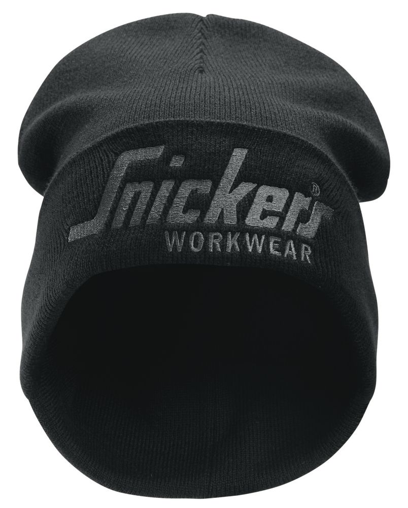 Snickers 9047 Logo Beanie Black - Screwfix
