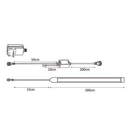 LAP 5m LED Strip Light 20W 2000lm - Screwfix
