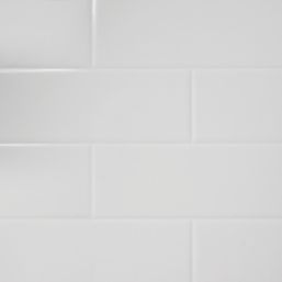 Splashwall Pure White Composite Splashback 2440mm x 1220mm x 3mm - Screwfix