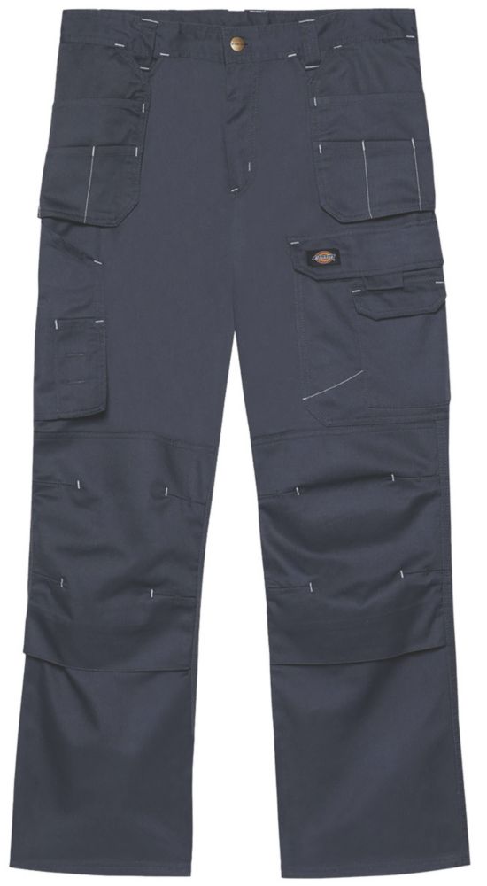 Dickies Redhawk Pro Work Trousers Grey 34" W 32" L - Screwfix
