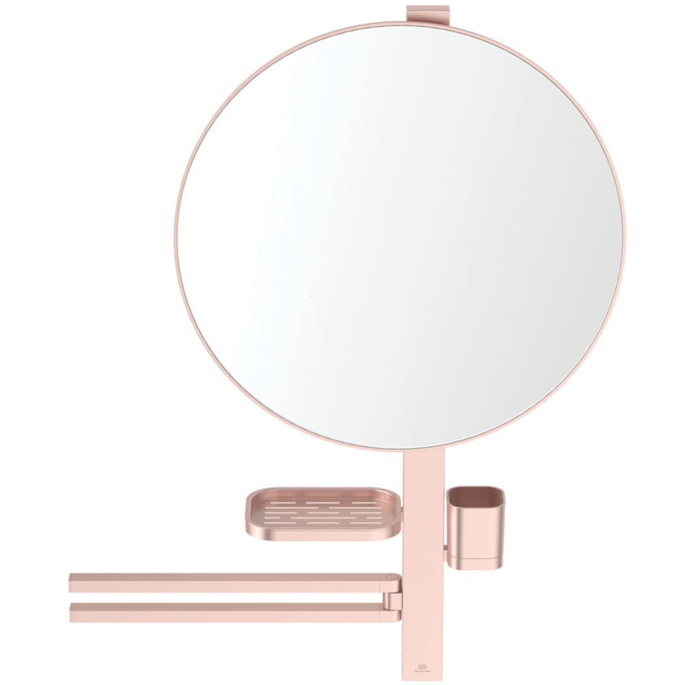 Ideal Standard Alu+ Mirror with Beauty Bar Rose 670mm x 146mm x 817mm ...