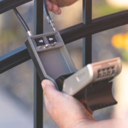 Master Lock Weatherproof Combination 5482 Portable Cable Lock Box with ...