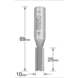 Trend 3/61X1/2TC 1/2" Straight Cutter 10mm x 25mm - Screwfix
