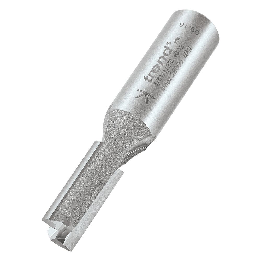 Trend 3/61X1/2TC 1/2" Straight Cutter 10mm x 25mm - Screwfix