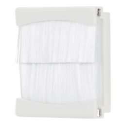 Contactum Modular Brush Flex Outlet White - Screwfix