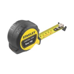 Stanley Control-Lock 5m Tape Measure - Screwfix