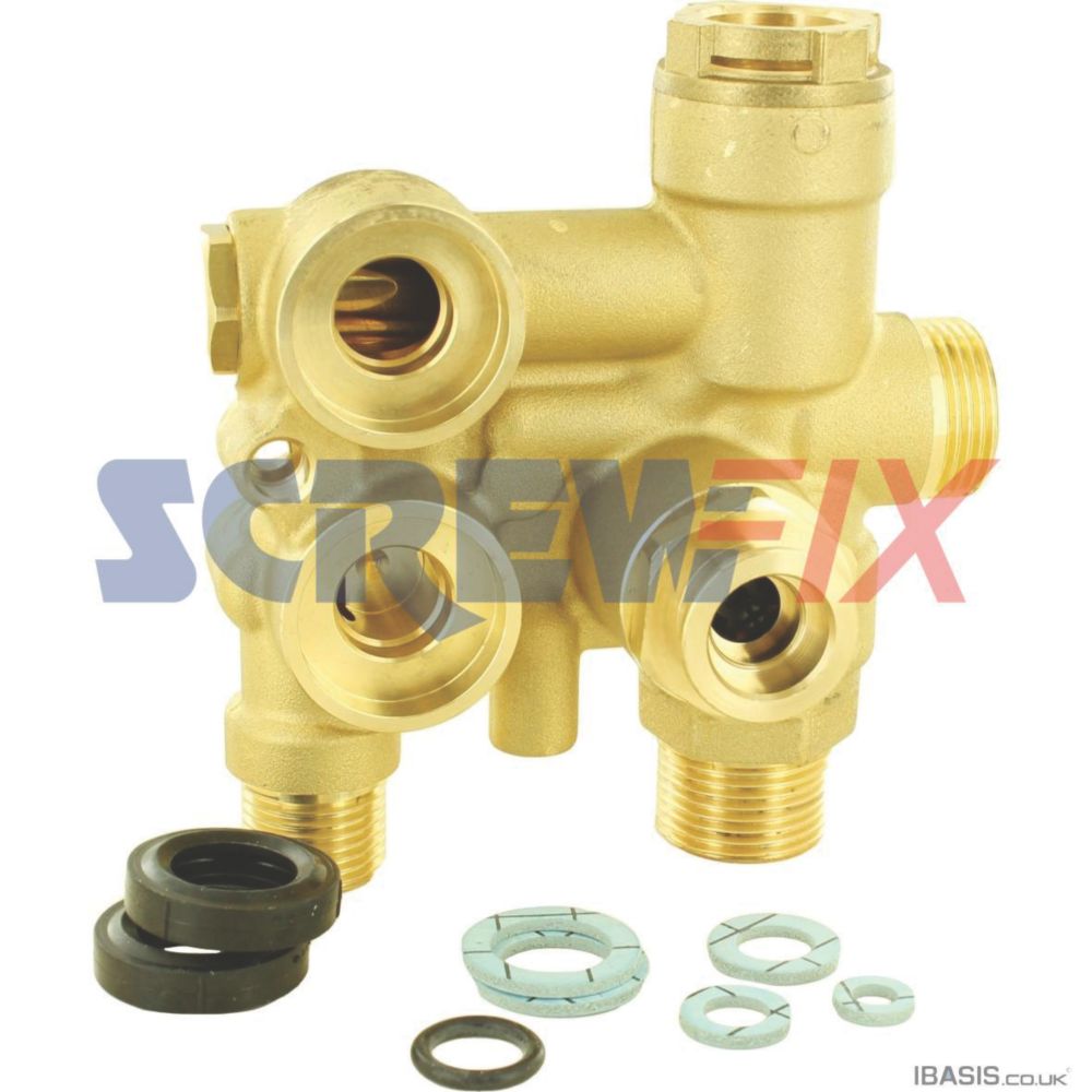 Baxi 7224763 3-Way Valve Assembly with By-Pass - Screwfix