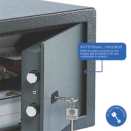Burg-Wachter Pure Safe PS120 K Key Freestanding Home Safe 20.5Ltr ...