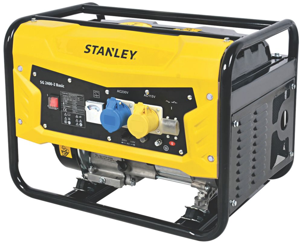 Stanley SG2400 BASIC 2100W Frame Generator 110 / 230V | Generators ...