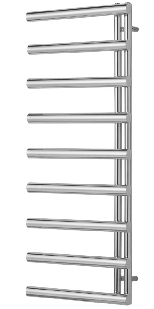 Towelrads 1245mm x 500mm 1716BTU Chrome Flat Designer Towel Radiator ...