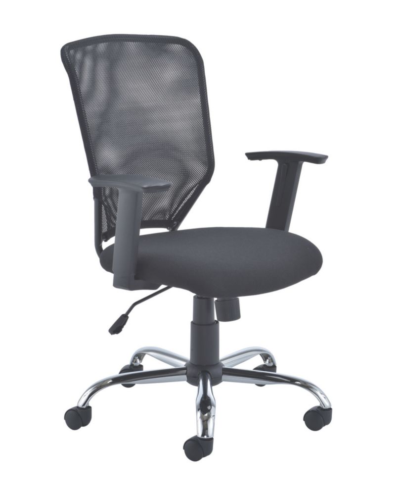 TC Group Start Medium Back Operator Chair Black - Screwfix