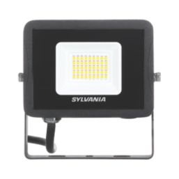 Sylvania Sylflood Indoor & Outdoor LED Flood Light Black 9.5W 1000lm ...