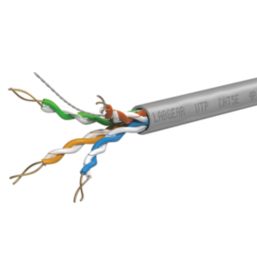Labgear Cat 5e Grey 4-Pair 8-Core Unshielded Ethernet Cable 25m Coil ...