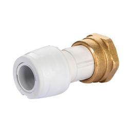 Hep2O Plastic Push-Fit Straight Keyless Tap Connector 15mm x 3/4 ...