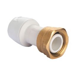 Hep2O Plastic Push-Fit Straight Keyless Tap Connector 15mm x 3/4 ...