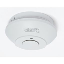 Hispec Fast Fix PE/FF Mains Interlinked Optical Smoke Alarm - Screwfix