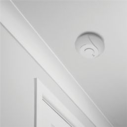 Hispec Fast Fix PE/FF Mains Interlinked Optical Smoke Alarm - Screwfix