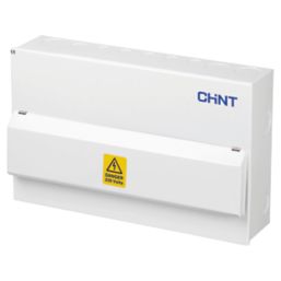 Chint NX3 18-Module 10-Way Populated Dual RCD Consumer Unit - Screwfix