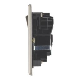 Contactum iConic 13A 1-Gang DP Switched Socket + 3.1A 15.5W 1-Outlet ...