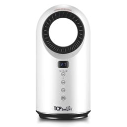 TCP Bladeless Smart Oscillating Heater & Fan 1500W White - Screwfix