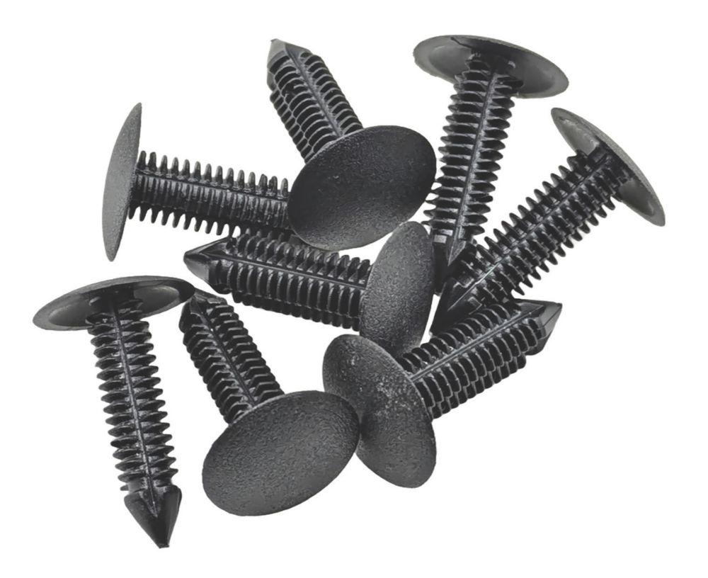 Pearl Consumables Fir Tree Type Trim Buttons 8 Pack - Screwfix