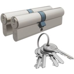 Smith & Locke 1 Star 6-Pin Euro Double Cylinder Locks 45-55 (100mm ...