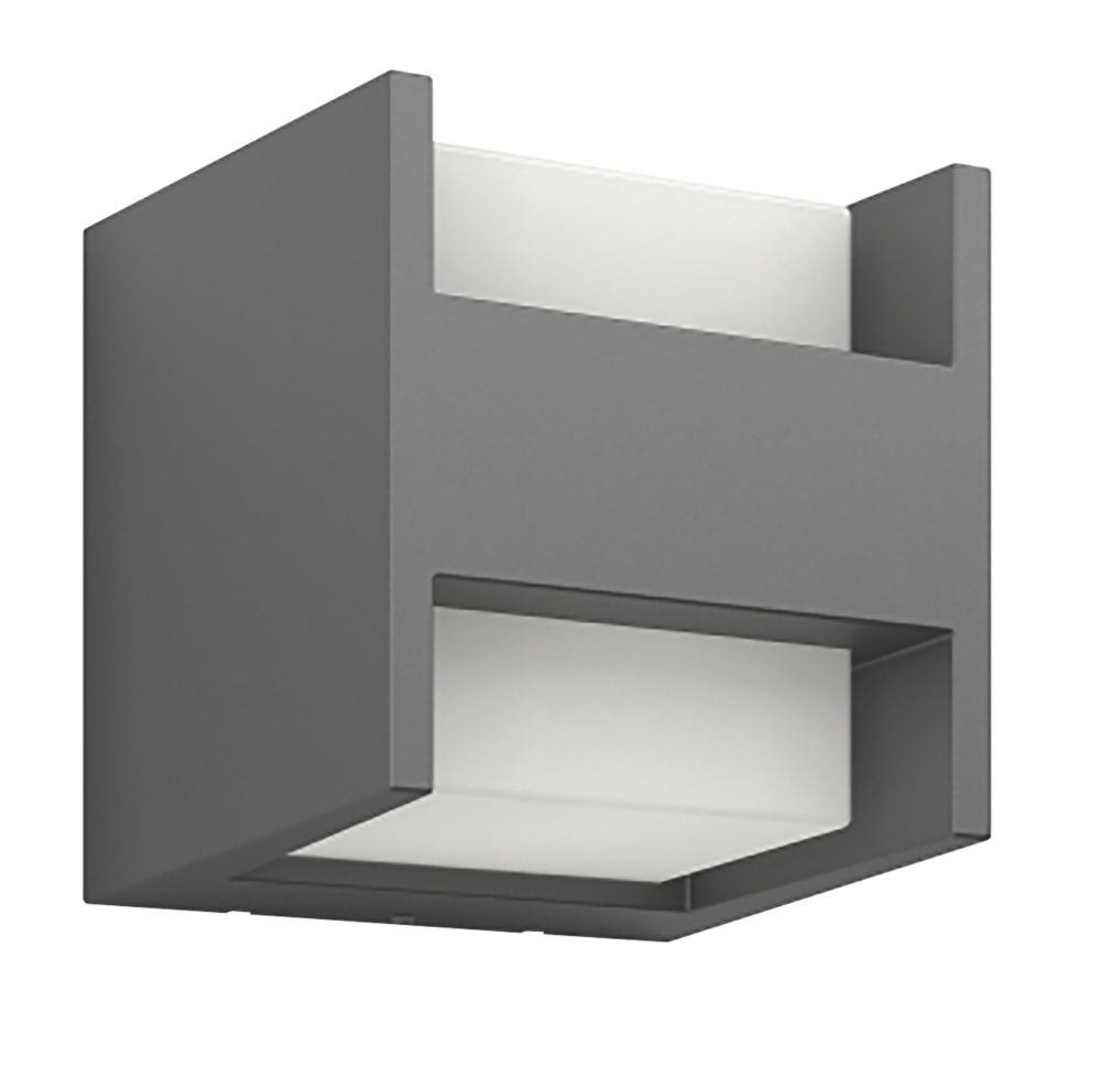 Philips Hue Arbour Outdoor LED H-Shape Garden Wall Light Anthracite 4 ...