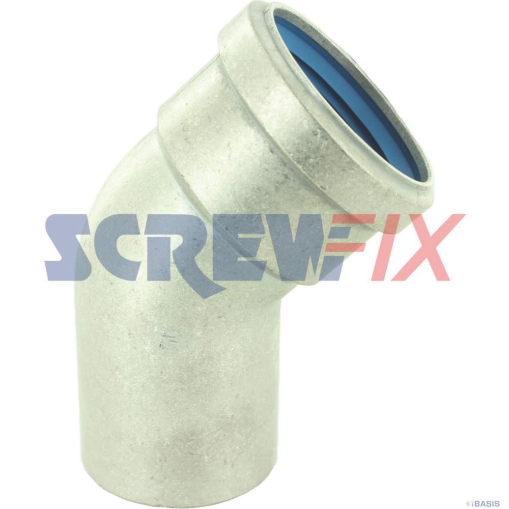 Ideal Heating 173567 ELBOW 45 DEG 50MM ALUMINIUM - Screwfix