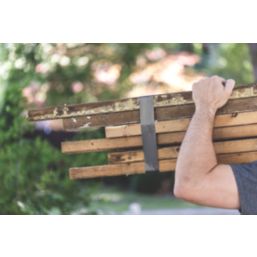 T-Rex Premium Cloth Tape 60 Mesh Grey 27.4m x 48mm - Screwfix