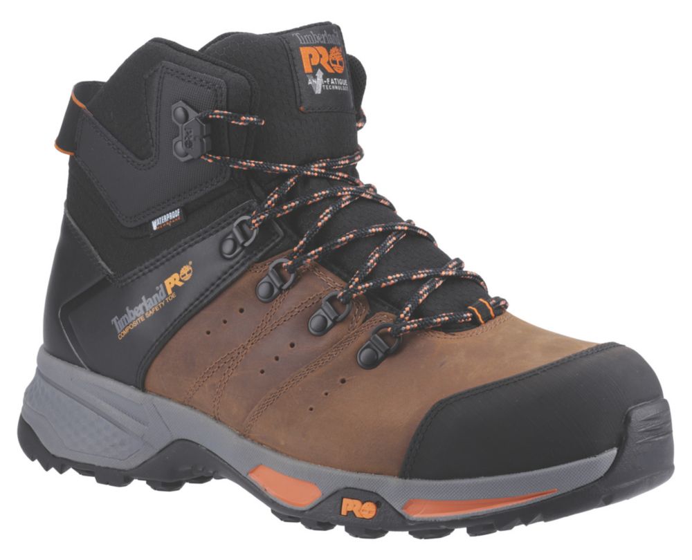 Timberland Pro Switchback Size 9 Brown Waterproof Safety Boots - Screwfix