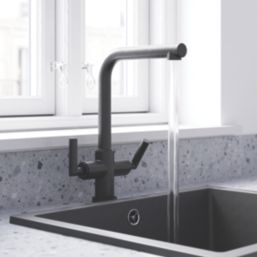 Swirl Dolce Tap Matt Black - Screwfix