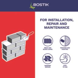 Bostik General Purpose Mortar Grey 5kg - Screwfix