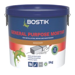 Bostik General Purpose Mortar Grey 5kg - Screwfix