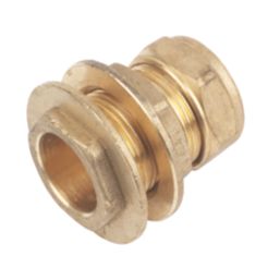 Flomasta Brass Compression Tank Connector 22mm - Screwfix