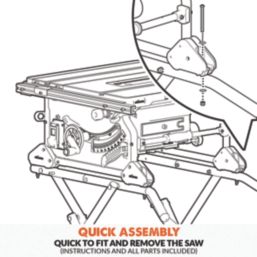 Evolution 119-0050 Table Saw Stand - Screwfix