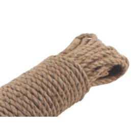 Essentials Rope Natural 8mm x 20m - Screwfix