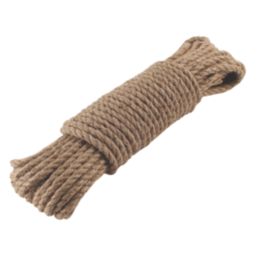 Essentials Rope Natural 8mm x 20m - Screwfix