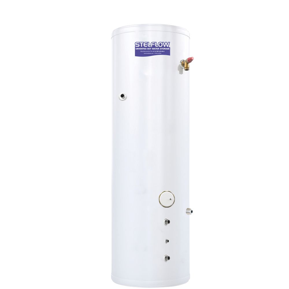 RM Cylinders Stelflow Indirect Unvented High Gain Hot Water Cylinder ...