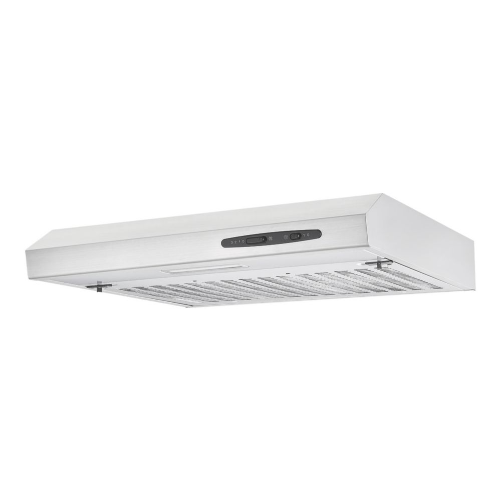 Refurb Essentials Cooker Hood 600mm Stainless Steel - Screwfix
