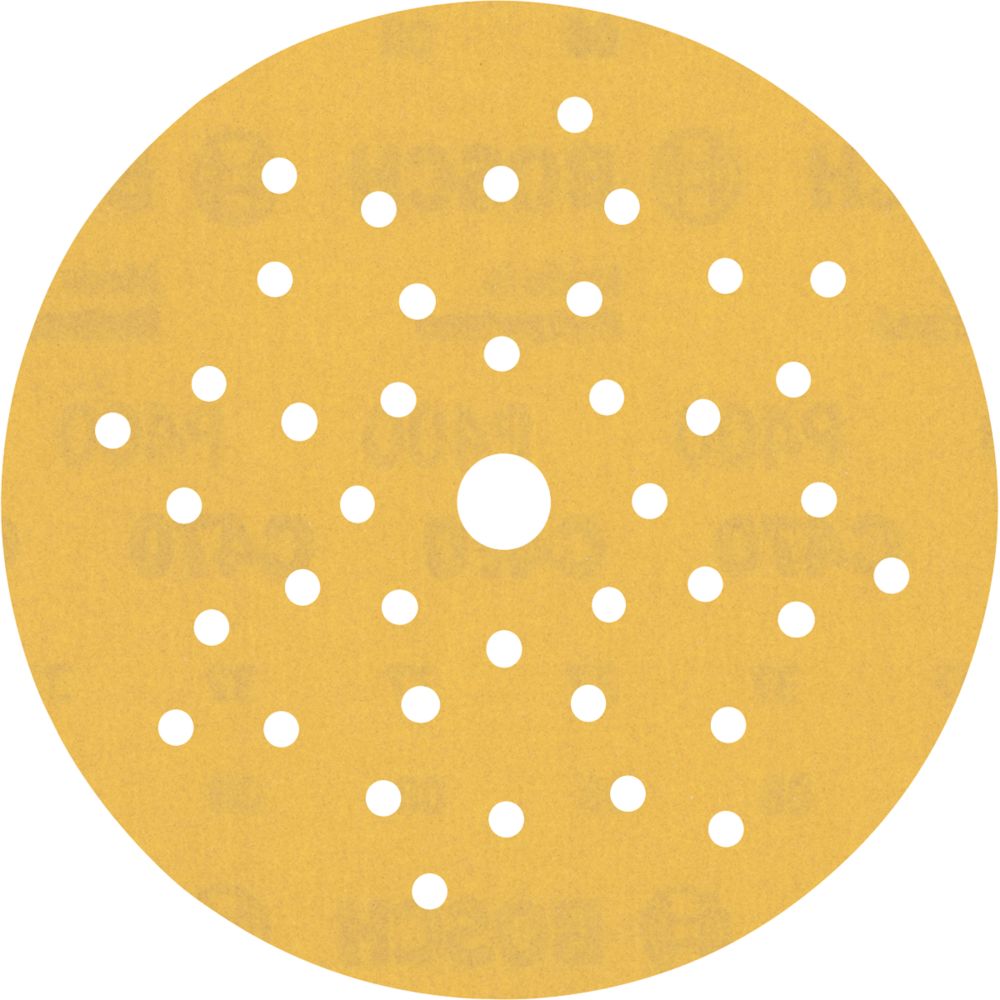 Bosch Expert C470 400 Grit 40-Hole Punched Wood Sanding Discs 125mm 50 ...