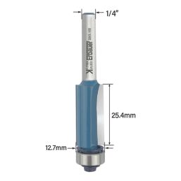 Erbauer 1/4" Straight Router Cutter 12.7mm x 25.4mm - Screwfix