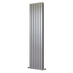 Ximax 1800mm x 445mm 4024BTU Silver Vertical Designer Radiator - Screwfix