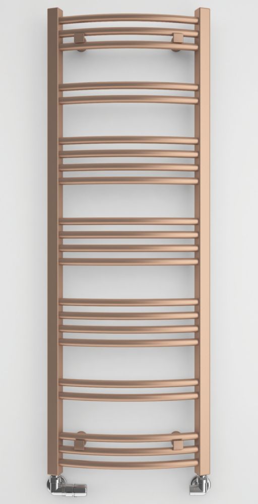 Terma Jade Designer Towel Rail 1149 x 400mm Copper 1406BTU | Designer ...