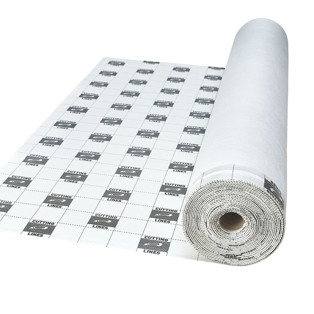 2mm Mineral Base Foam Underlay Roll 6m² - Screwfix