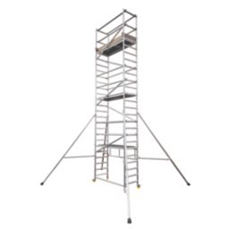 Werner MiniMax Single Depth Aluminium Tower 0.6m x 1.9m x 5.8m - Screwfix
