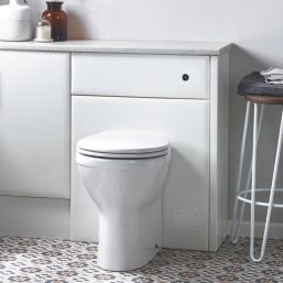 Battery-Powered Dual-Flush Contactless Button Kit Black - Screwfix