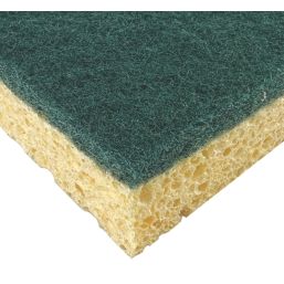 Essentials Sponge Scourer 84mm x 130mm 10 Pack - Screwfix